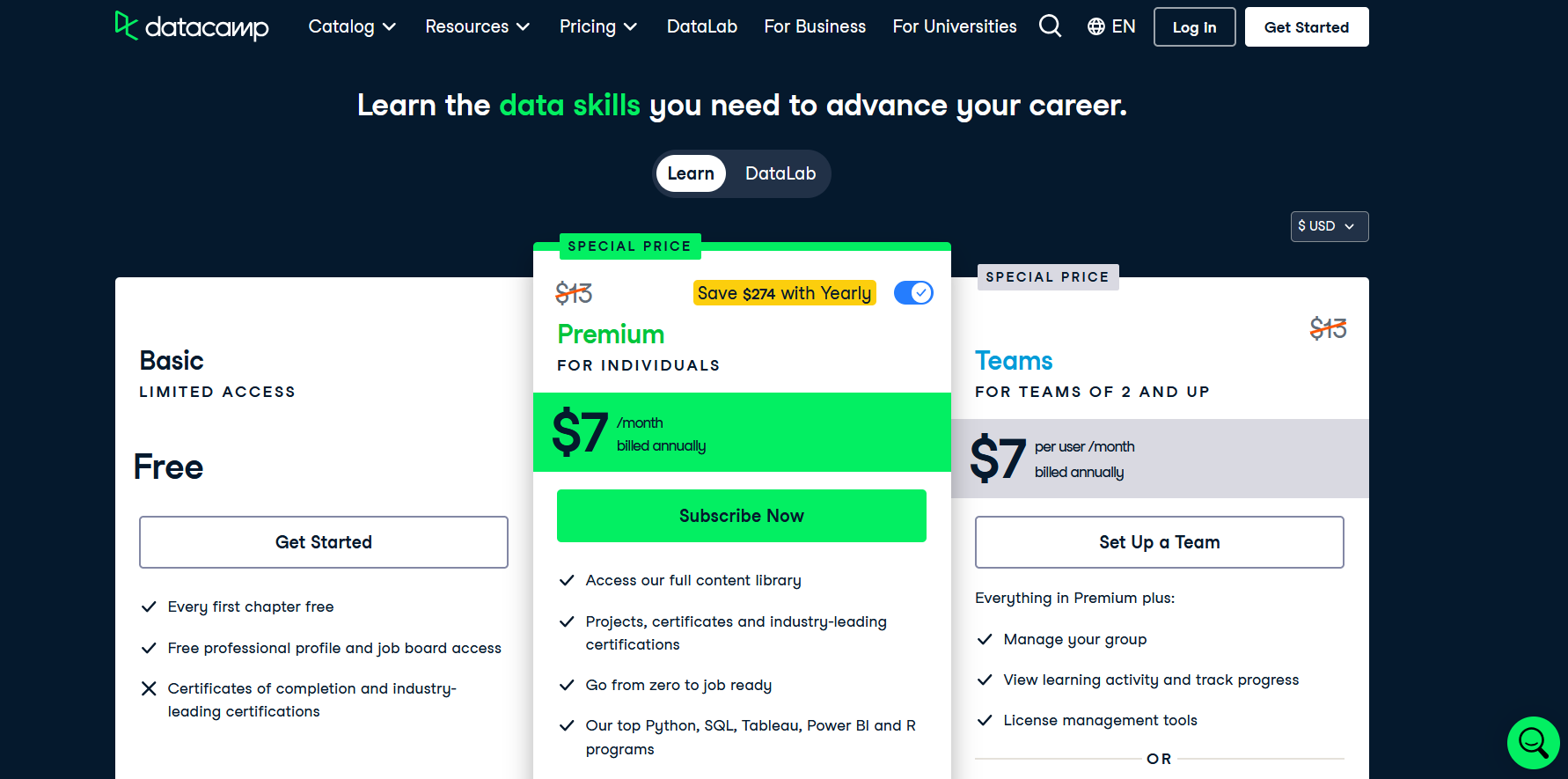 Datacamp Review 2025 - Est-ce la meilleure plateforme d'apprentissage en science des données