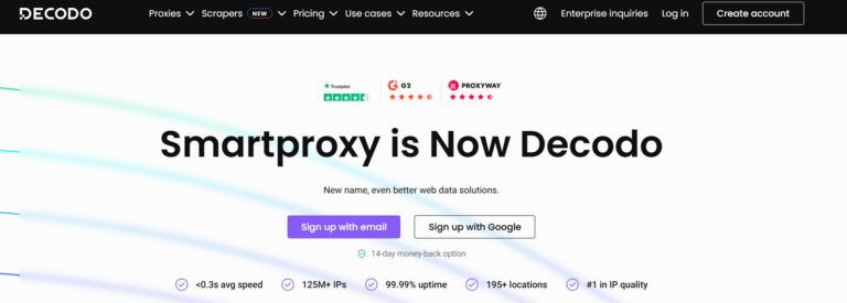 Decodo Review 2025- Formerly Smartproxy- Best Scraping Proxy?
