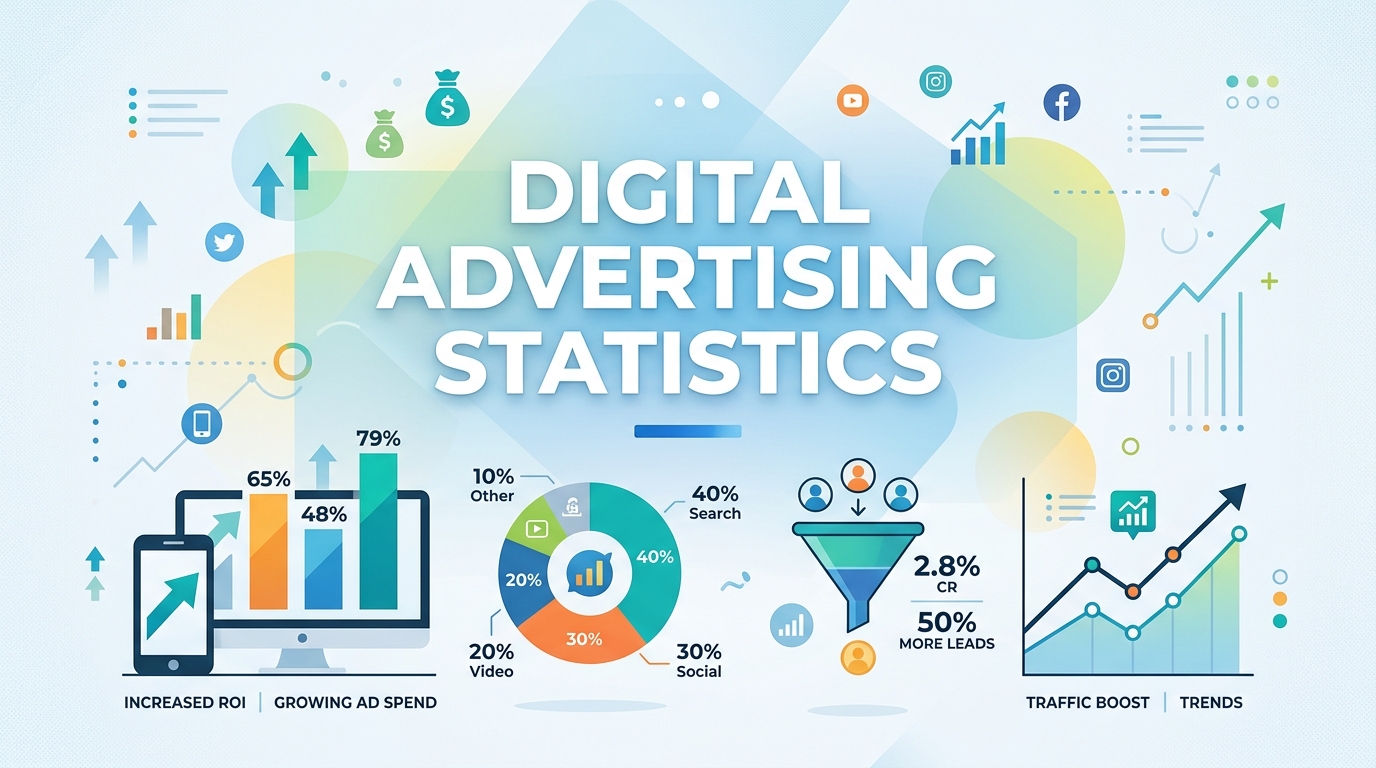 Digital Advertising Statistics 2026: Spend, Platform Share, and the ...